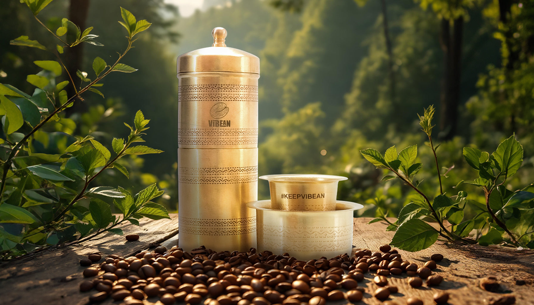 Embracing the South Indian Filter Coffee Tradition with Brass Filter ...